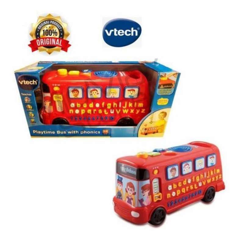 Promo Vtech Playtime Bus With Phonics VTE064803VTE Mainan Bayi ...