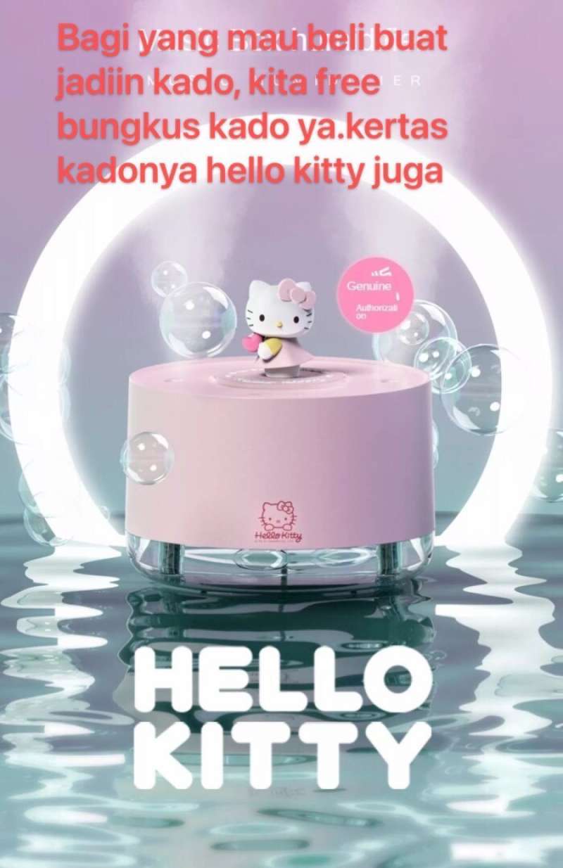 Promo Hello Kitty Music Box Humidifier Double Spray Diffuser Usb ...