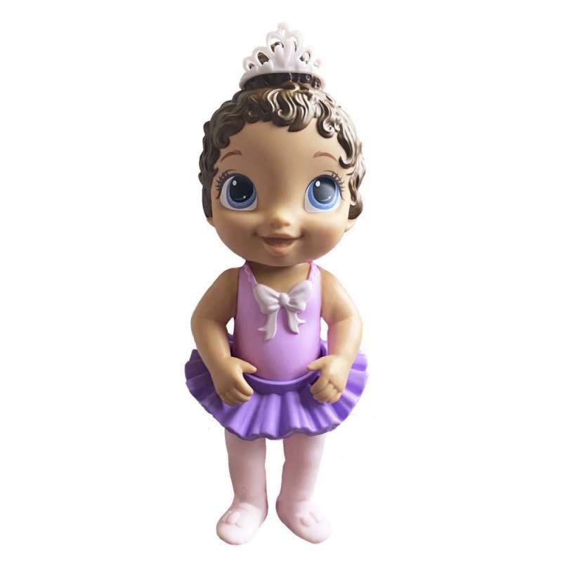 Promo Baby Alive Sweet Ballerina Baby Doll, Purple, Brown Hair BYAF1273 ...