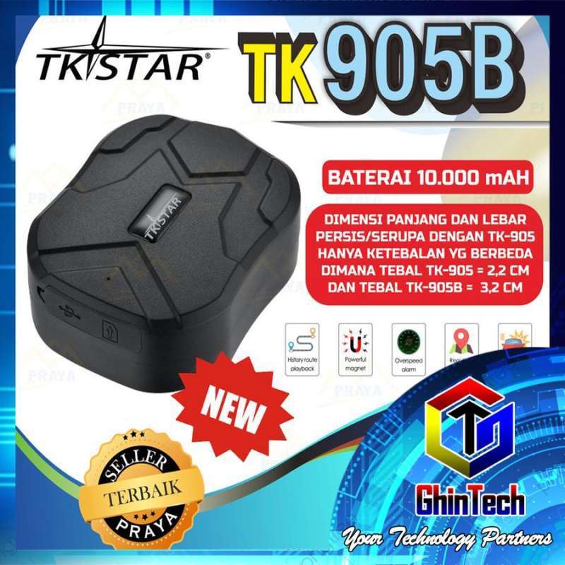 Promo GPS Tracker TK905B TK 905B premium free tracking seumur hidup portable Diskon 7% di Seller ...