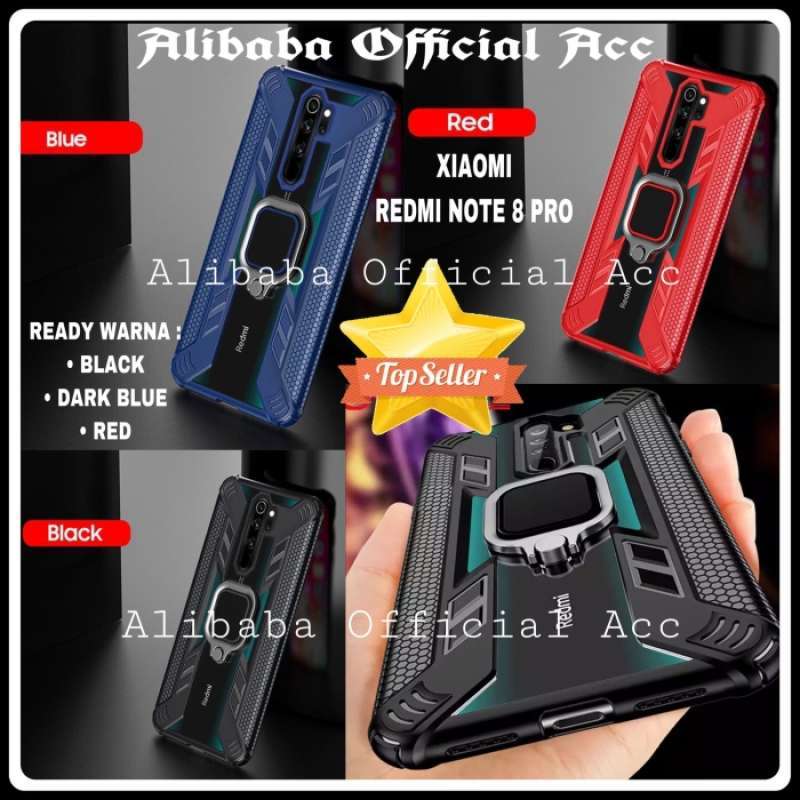 Promo XIAOMI REDMI NOTE 8 PRO ULTIMATE HYBIRD I-RING STAND HARD SOFT CASE Diskon 27% di Seller ...