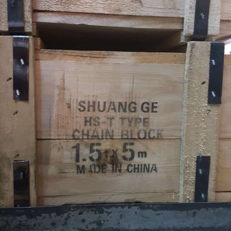 Promo Shuang Ge Chain Blok Hst / Takel / Katrol Angkat 1.5 Ton X 5 Mtr ...