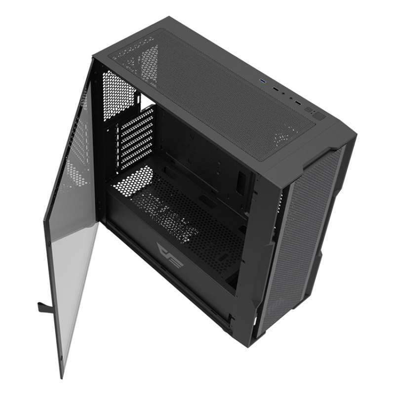 Promo Darkflash Dk431 Atx Pc Casing [+ 4 A-rgb Fan] Diskon 7% Di Seller ...