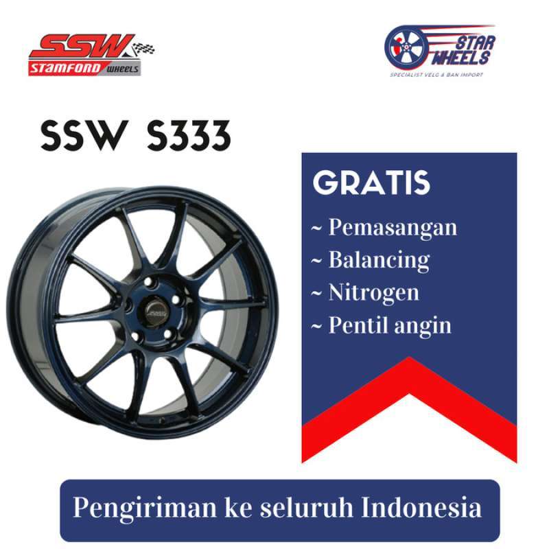 Jual Velg Mobil Ssw S333 R18x8,5 5x114,3 +35, Budmt Di Seller Star ...