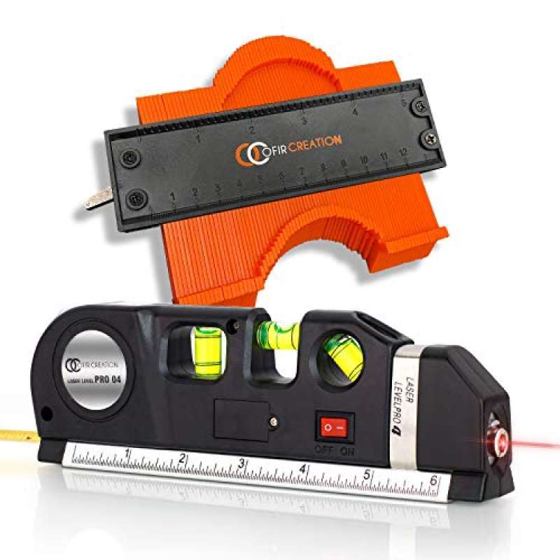 Promo OFIRCREATION 3 in 1 Laser Level, Multifunction Level Ruler ...