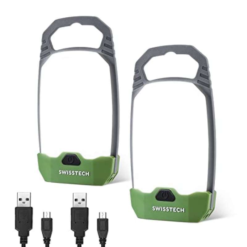 Jual Swiss+Tech LED Camping Lantern, 2 Pack Rechargeable Camping Lights ...