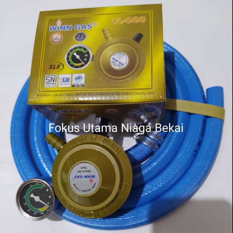 Jual REGULATOR MATIC NEOGAZ WG SL 888 MANOMETER SELANG GAS LPG 700 PSI ...
