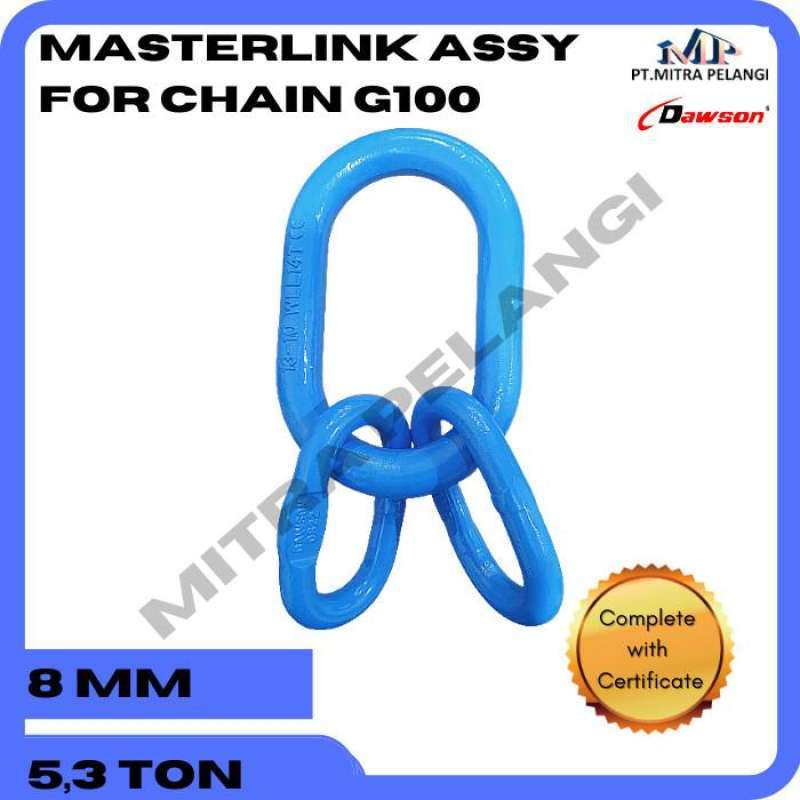 Jual Masterlink Assembly for Chain 5,3 Ton - 8mm Grade 100 Dawson di Seller Dawson - Rengas ...