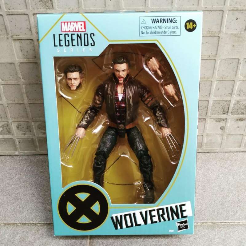 Jual HASBRO MARVEL LEGENDS LOGAN WOLVERINE BROWN JACKET X-MEN HUGH ...