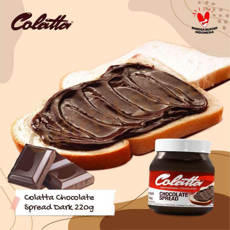 Jual Colatta Chocolate Spread Dark 220g Di Seller Colatta - Tugu, Kota ...
