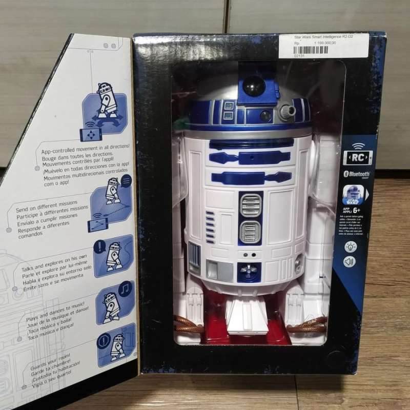 Jual HASBRO SMART INTELLIGENT R2-D2 STAR WARS R2D2 REMOTE CONTROL DROID ...