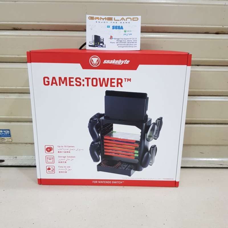 Jual OEM Snakebyte Games Tower Nintendo Switch di Seller A2Onlineshop ...