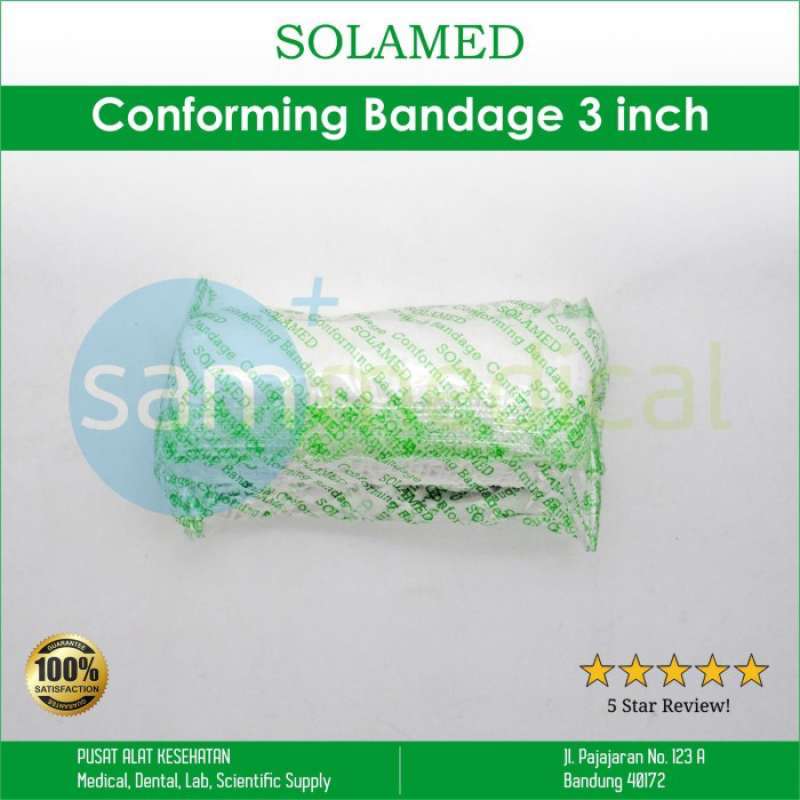 Jual Solamed Kain Kasa Perban/ Verban Conforming Bandage 3 Inch Di ...