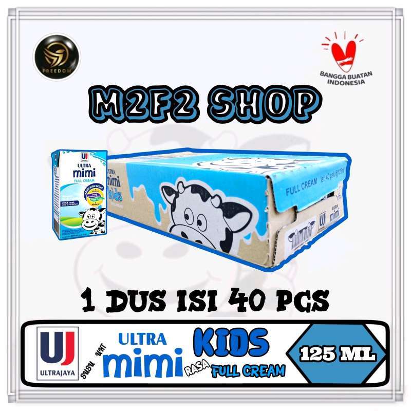 Promo Susu Ultra Mimi Kids Milk Rasa Full Cream Kotak Uht | Plain - 125 ...