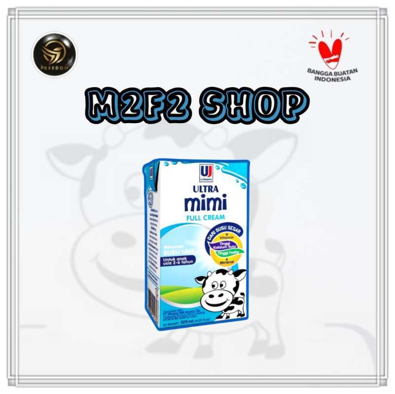 Promo Susu Ultra Mimi Kids Milk Rasa Full Cream Kotak Uht | Plain - 125 ...