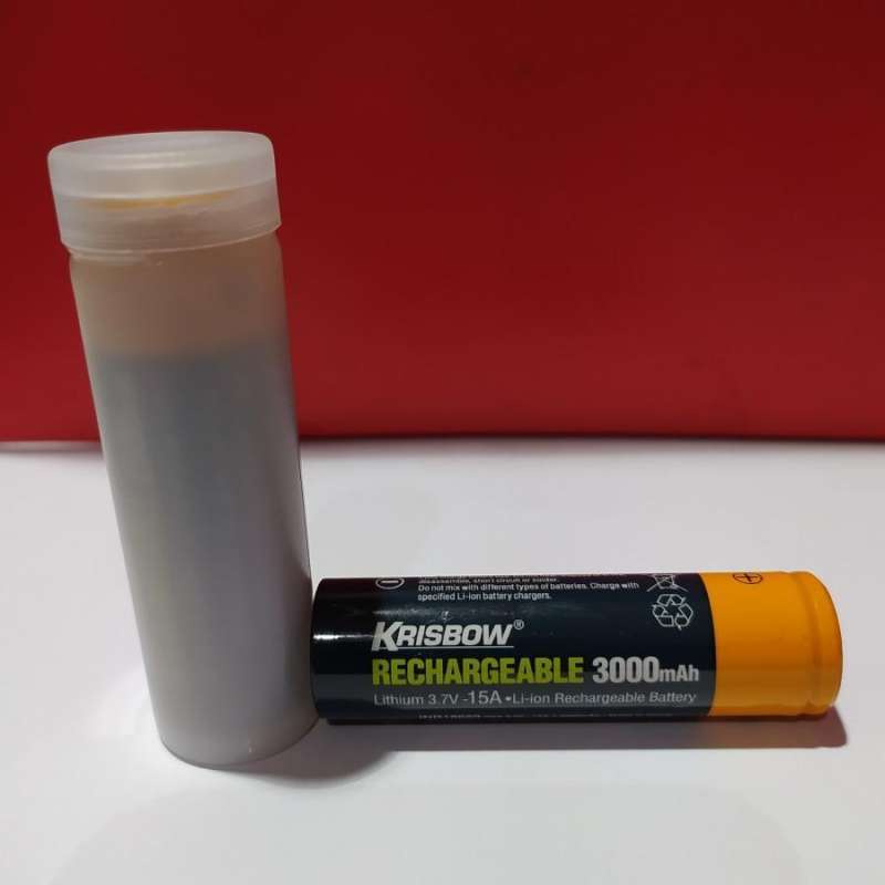 Jual Krisbow Baterai Rechargeable 15a 3.7v 3000 Mah di Seller ...