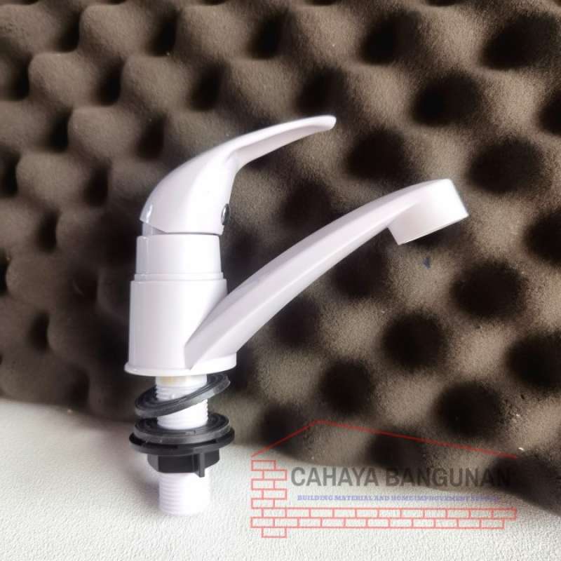 Jual Premium Keran Kran Air Wastafel PVC Plastik Murah Cuci Tangan ...