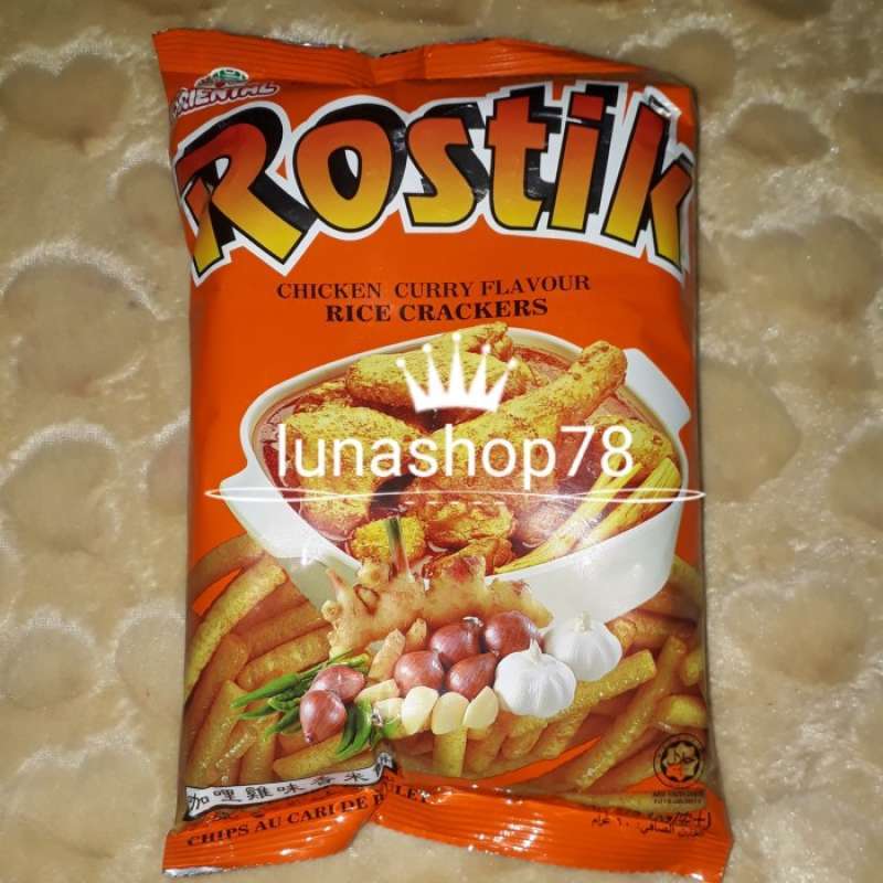 Jual Kerupuk beras kari ayam Oriental Rostik chicken curry rice ...