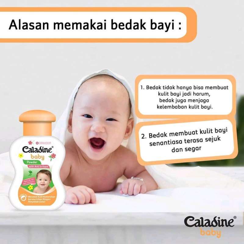 Promo Caladine Baby Powder 55 gr anti iritant pemakaian sehari- hari ...