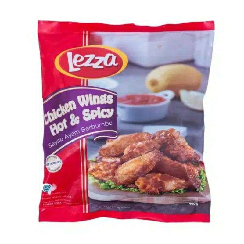 Jual LEZZA WINGS HOT N SPICY 400 GR di Seller FRESTIVE SUPERMARKET ...
