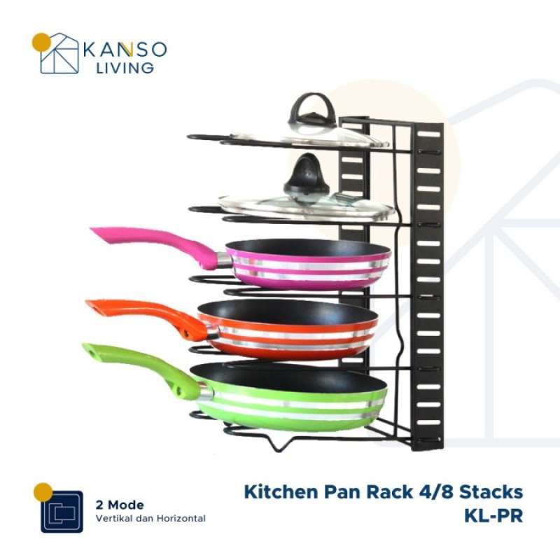 Promo Kanso Living Rak Panci Rak Dapur Serbaguna 8 Susun/ 4 Susun ...