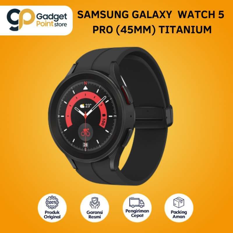 Jual Samsung Galaxy Watch 5 Pro (45MM) Black Titanium - Garansi Resmi ...