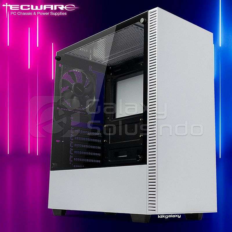 Jual TECWARE NEXUS C Compact Tempered Glass Mid Tower Case - White di ...