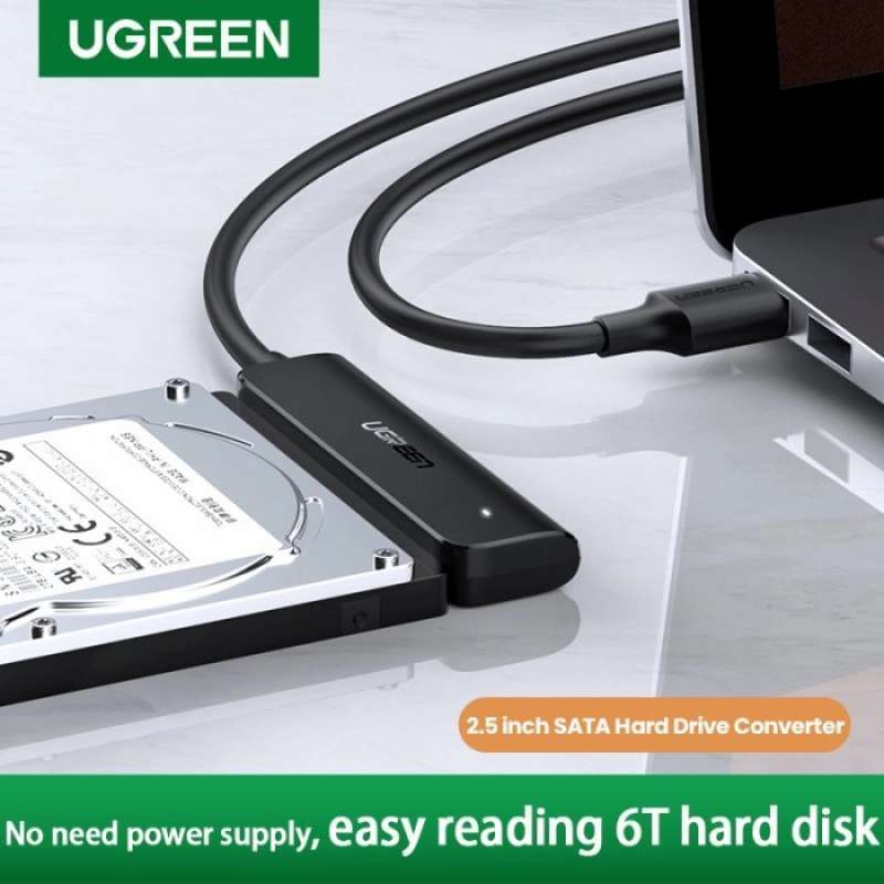 Jual Ugreen Kabel Usb 3.0 To Sata 2,5 Hard Disk/Ssd Converter di Seller ...