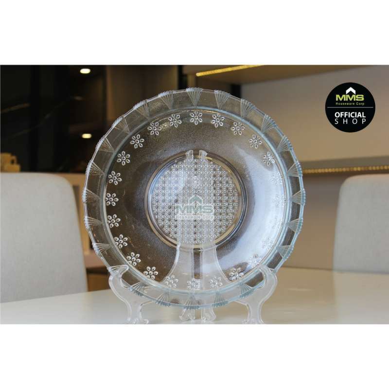 Jual MMS Piring saji/ piring kaca murah/ piring motif/piring kue/piring buah/SK-3000 KIG di ...