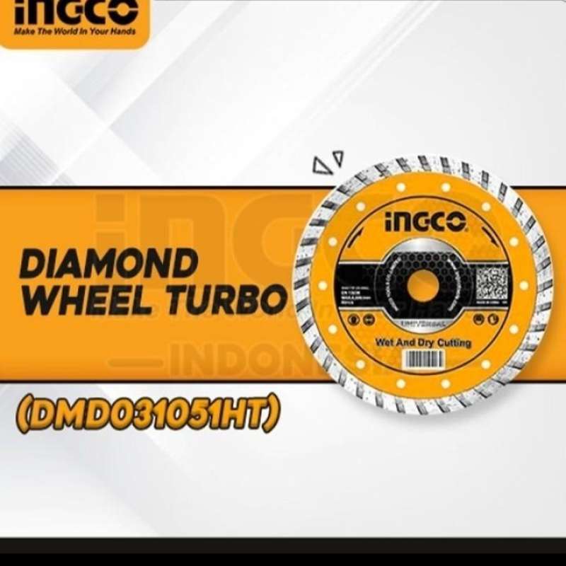Jual Diamond Wheel Turbo Ingco Dmd031051ht Di Seller Wignyo Teknik ...