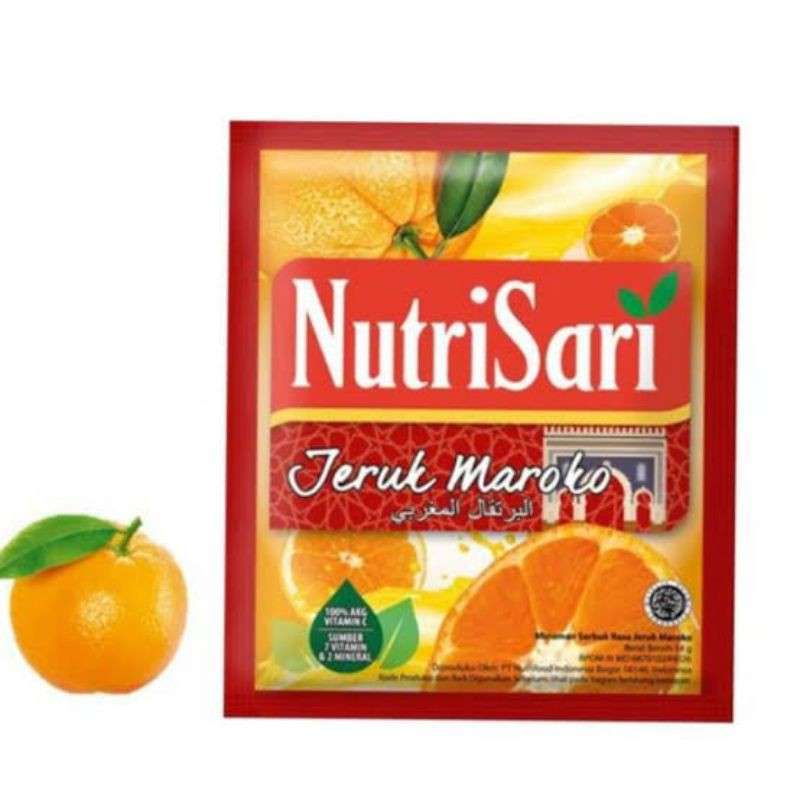 Jual Nutrisari Jeruk Maroko [renceng | 10 Sachet X 14g] Di Seller ...
