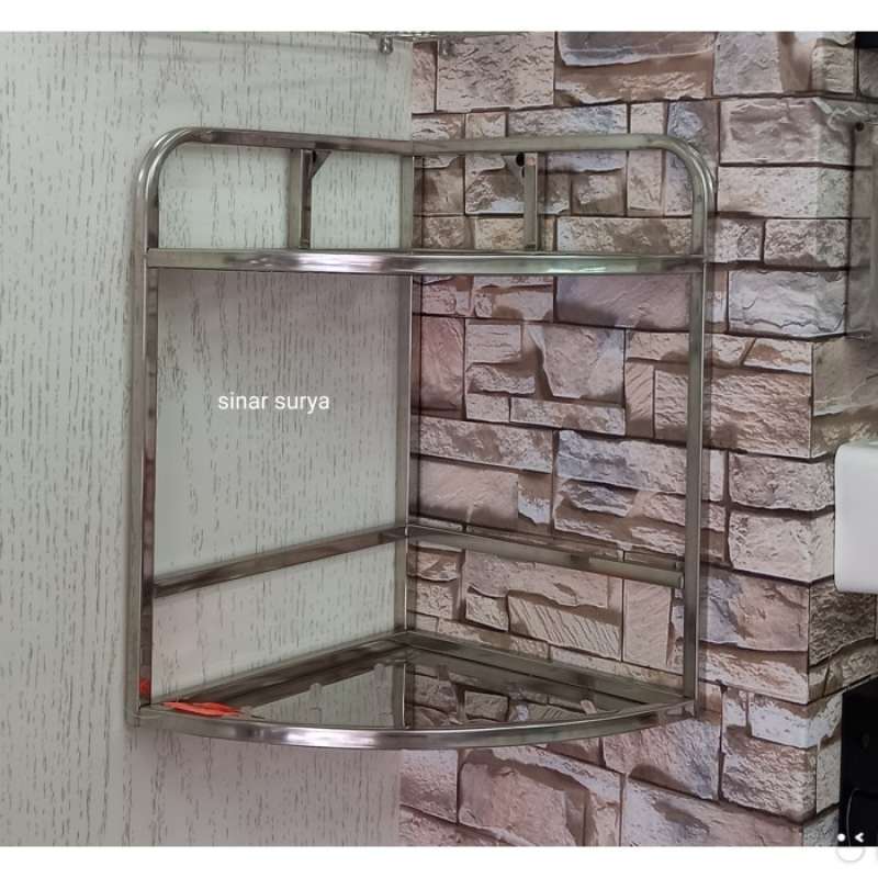 Promo Rak Sabun Sudut Stainless R 502 Diskon 11% di Seller Damarra ...