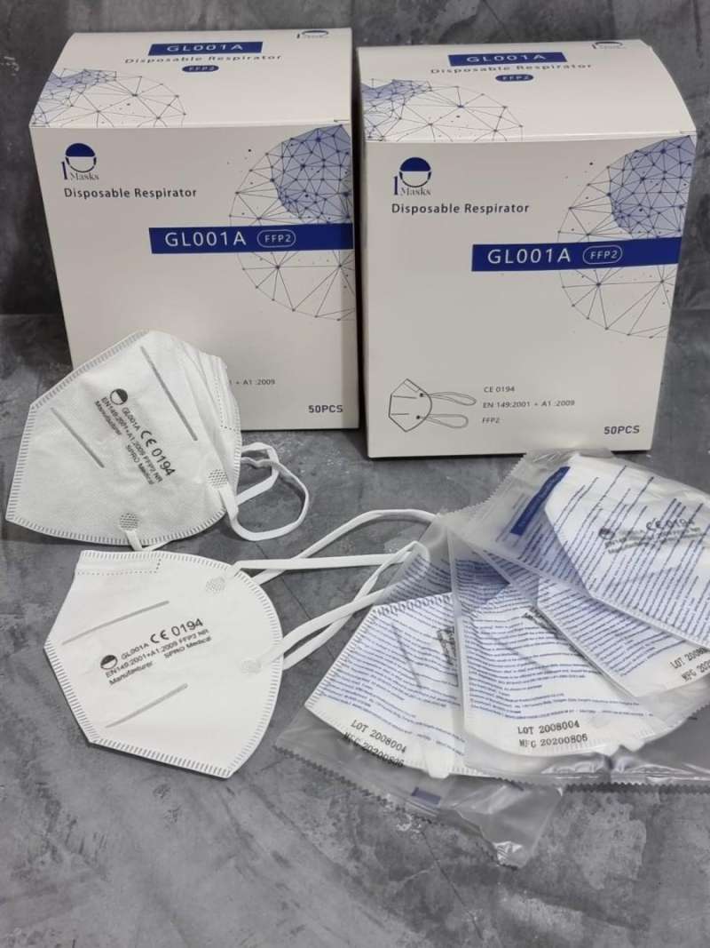 Jual MASKER KN95 HIJAB PUTIH GL 1BOX ISI 50 PCS KN95 HEADLOOP di Seller ...