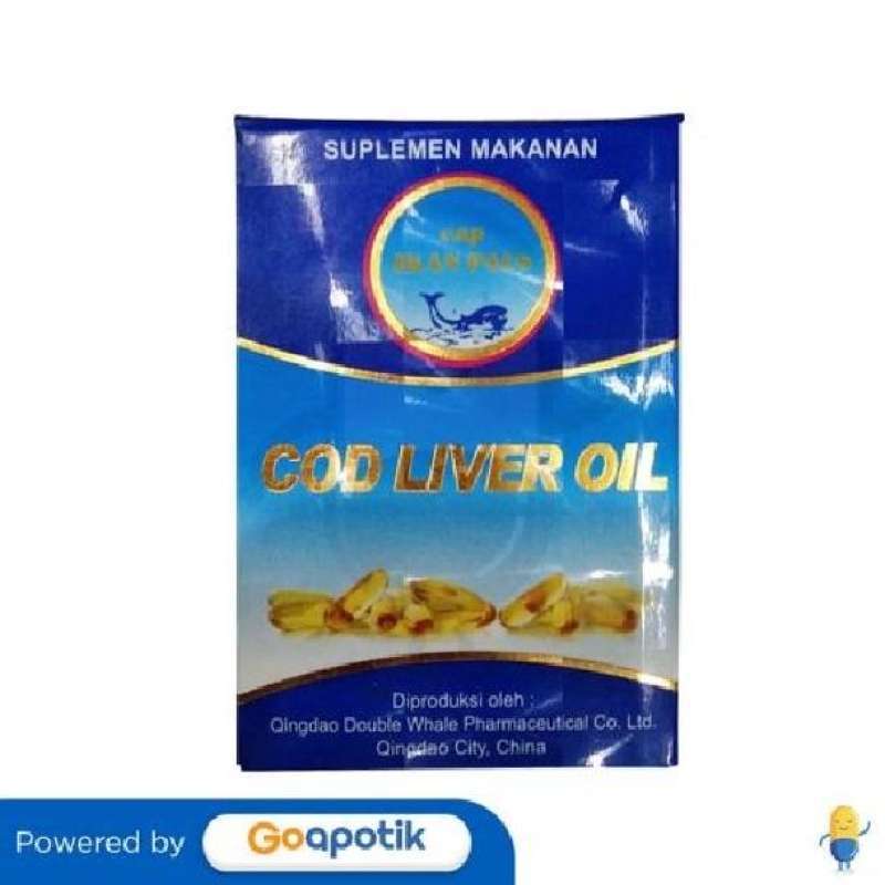 Jual CAP IKAN PAUS COD LIVER OIL BOTOL 100 KAPSUL di Seller Cv. Apotek ...