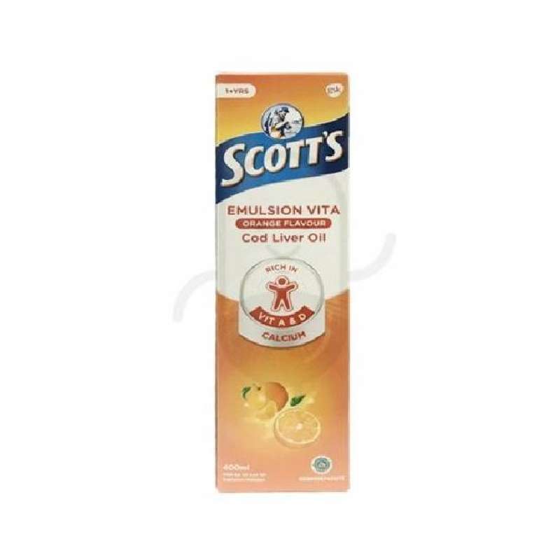 Jual SCOTT'S EMULSION VITA RASA JERUK SIRUP 400 ML di Seller Cv. Apotek ...