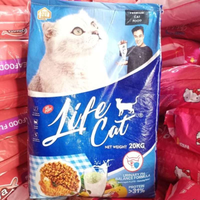 Promo Life Cat 20Kg - Makanan Kucing Diskon 9% di Seller Khanza Store ...