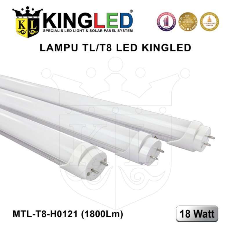 Promo Kingled Lampu Tl T8 Led 18 Watt / Led Tube Tl T8 18 Watt 1800Lm ...