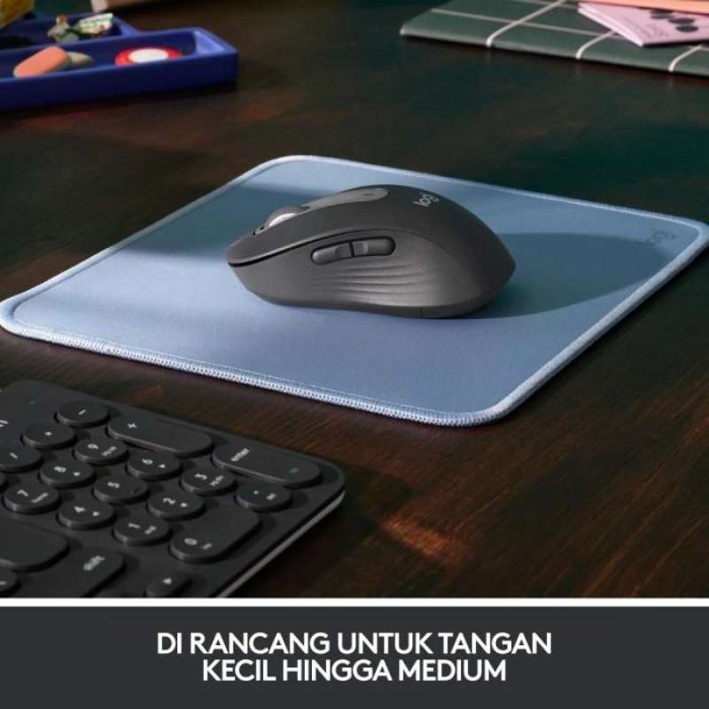 Jual Logitech Signature M650 L Mouse Wireless Bluetooth Silent Full ...