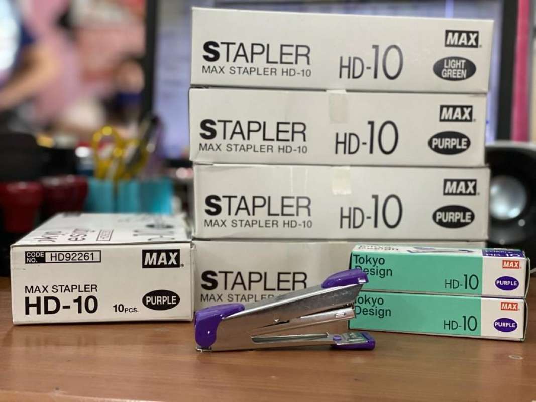 Jual Stapler Staples Kecil Max Hd-10 Tokyo Design No.10 Hekter Steples ...