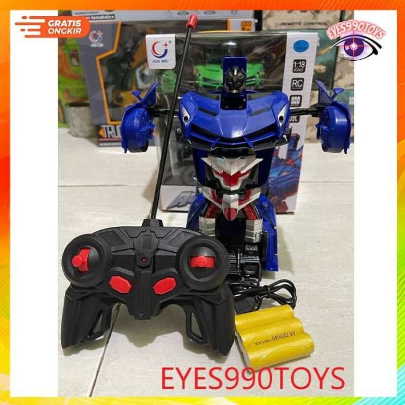 Jual MAINAN MOBIL JADI ROBOT MAINAN RC MOBIL AUTOBOTS TRANSFORMER di ...