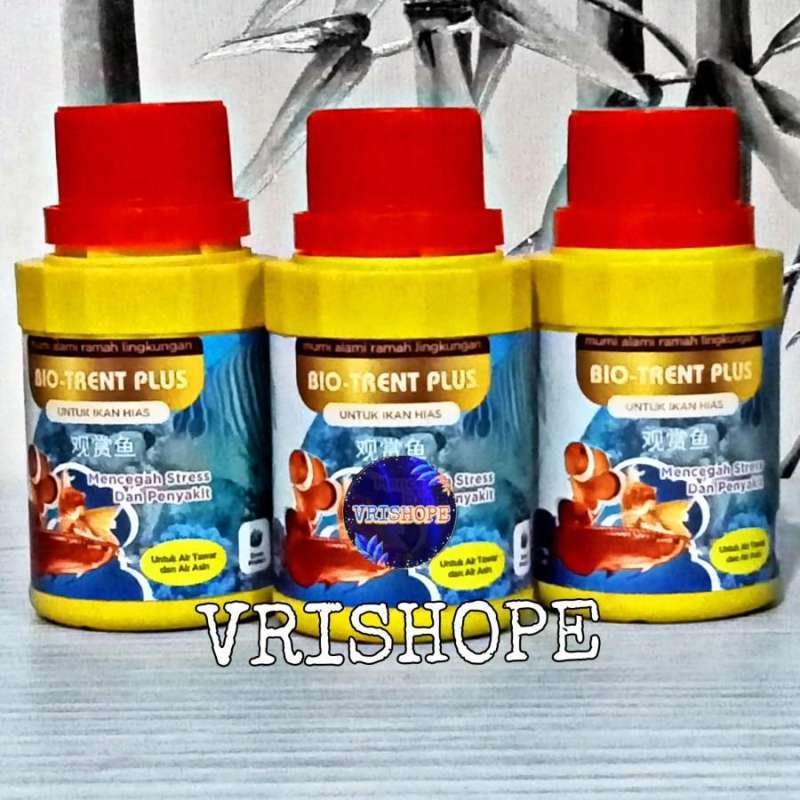 Jual Bio Trent Plus 100ml Biotrent Obat Vitamin Manjur Ikan Hias Laut ...