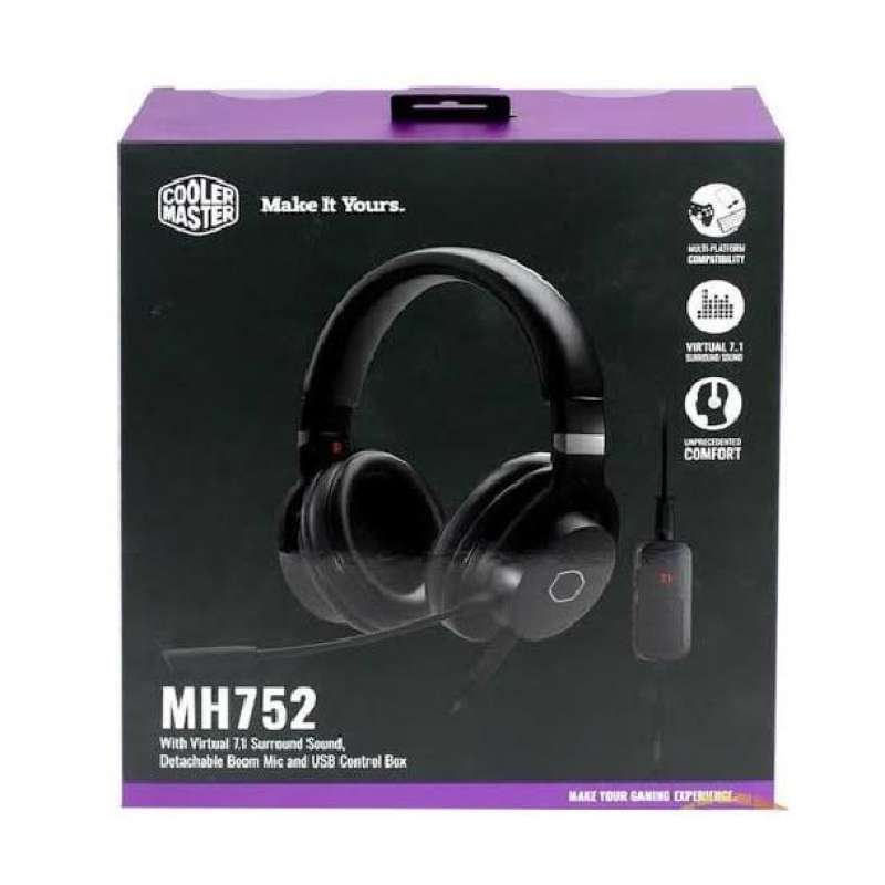 Jual Cooler Master MH-752 Gaming Headset MH752 Virtual 7.1 Surround ...