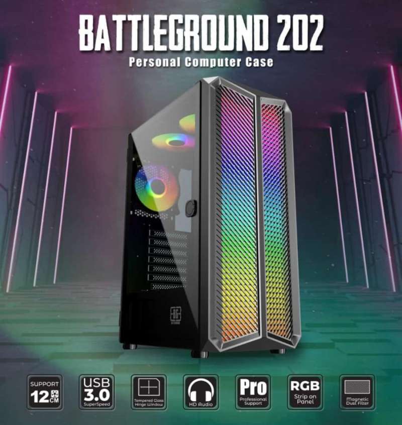 Jual Simbadda Battleground 202 Bg-202 Atx Gaming Case Di Seller Victory ...