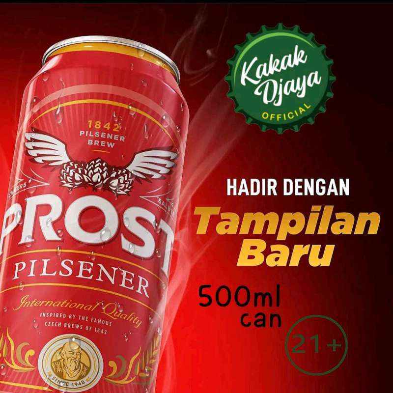 Jual Prost Pilsener Bir Kaleng 500 Ml Prost Beer Prost Bir Prost ...