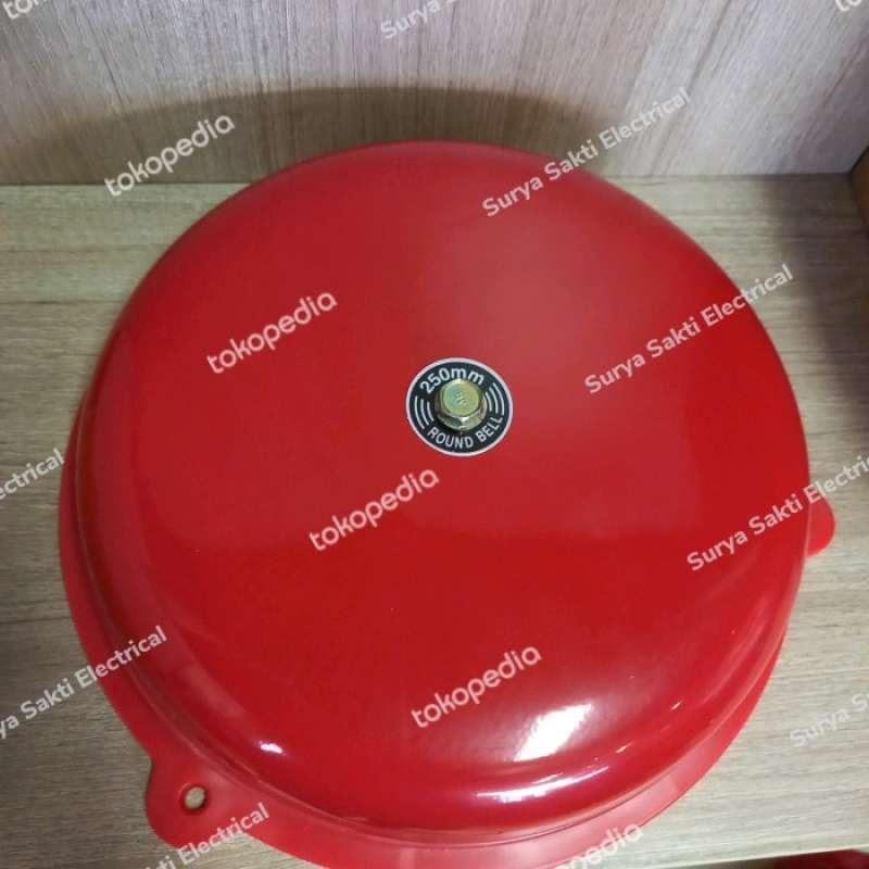 Promo Round Bell 220v 250mm Alarm Bel Sekolah Listrik Bulat Kring ...