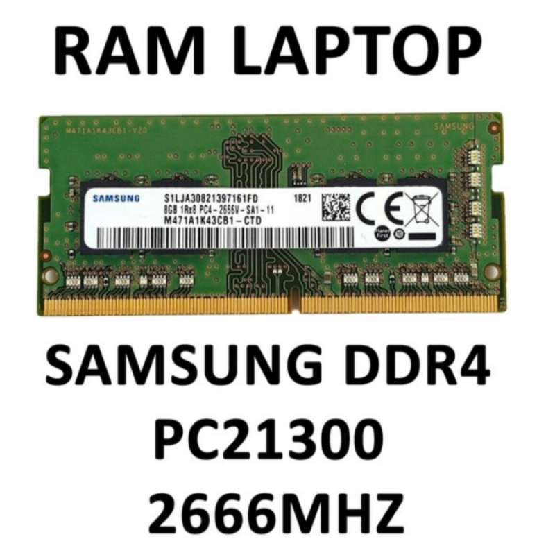 Jual Samsung Ram / Memory Sodimm Ddr4 - 8Gb Pc 2400 di Seller Ghazlan ...