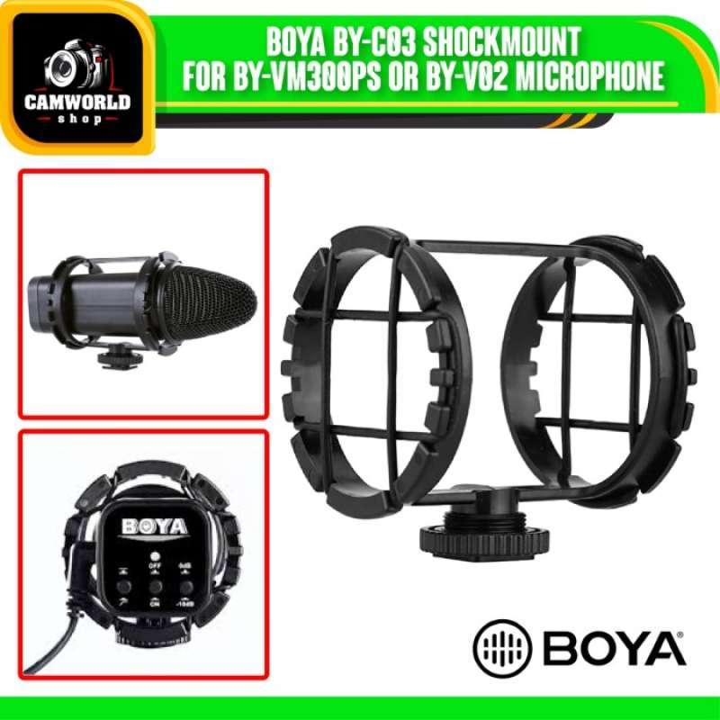 Promo Boya By-c03 Shockmount For By-vm300ps Or By-v02 Microphone Diskon ...