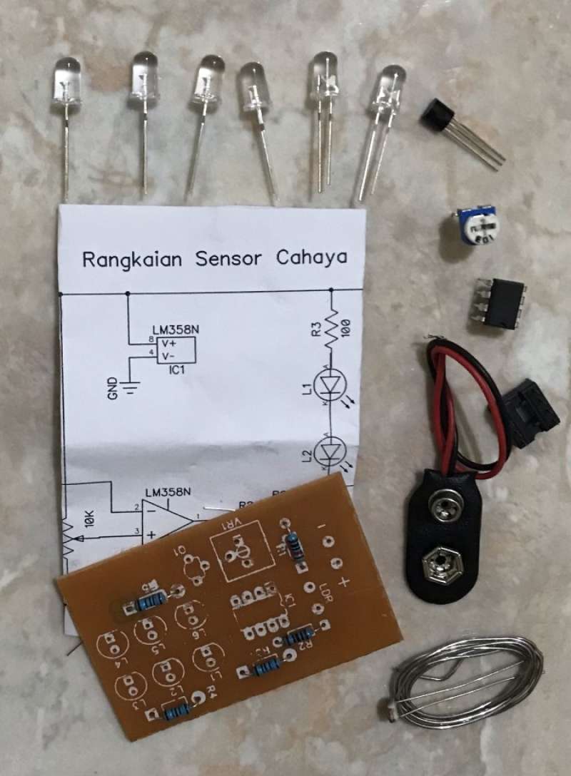 Promo Rangkaian Kit Sensor Cahaya Ldr No Solder Diskon 10% di Seller ... Promo Rangkaian Kit Sensor Cahaya Ldr No Solder Diskon 10% di Seller ...