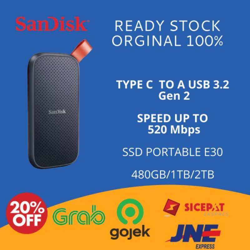 Jual SSD Portable Sandisk 2TB Extreme pro V2 Hardisk external di Seller Cullen darrel ...
