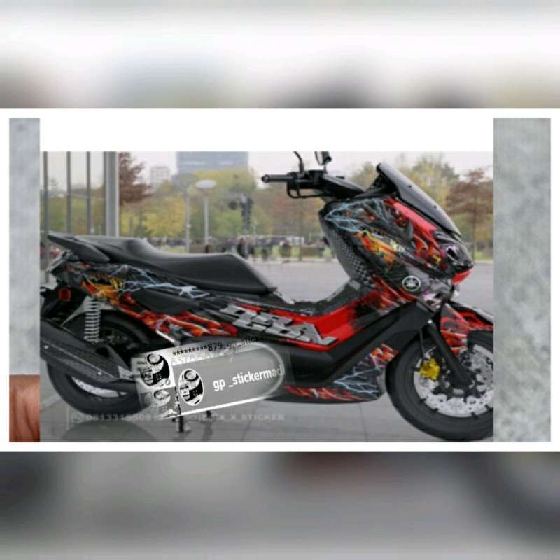 Jual Stiker Decal Motor Yamaha NMAX New Fullbody Stiker Racing ...